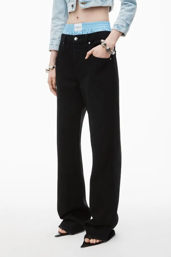 Alexander Wang High Waist Balloon Jeans - Black