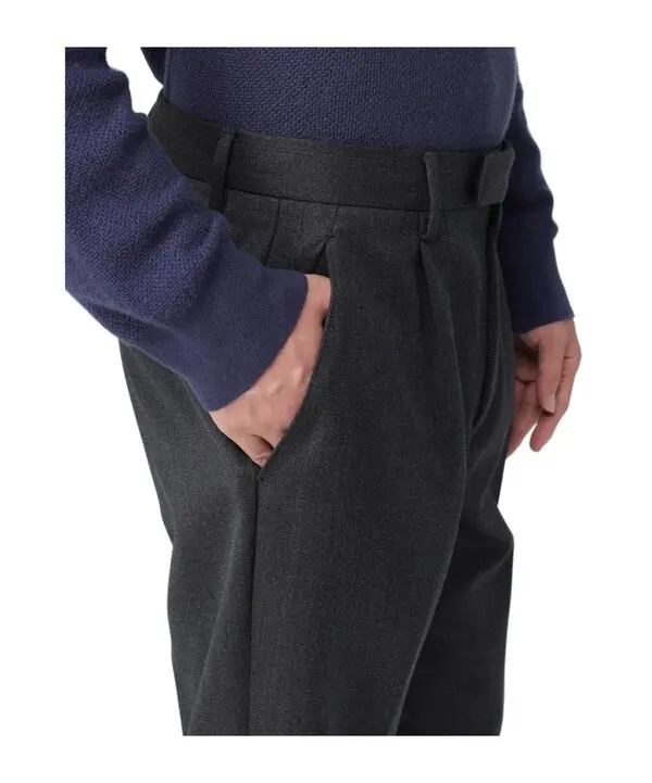 Zegna Tailored Pleated Wool Trousers