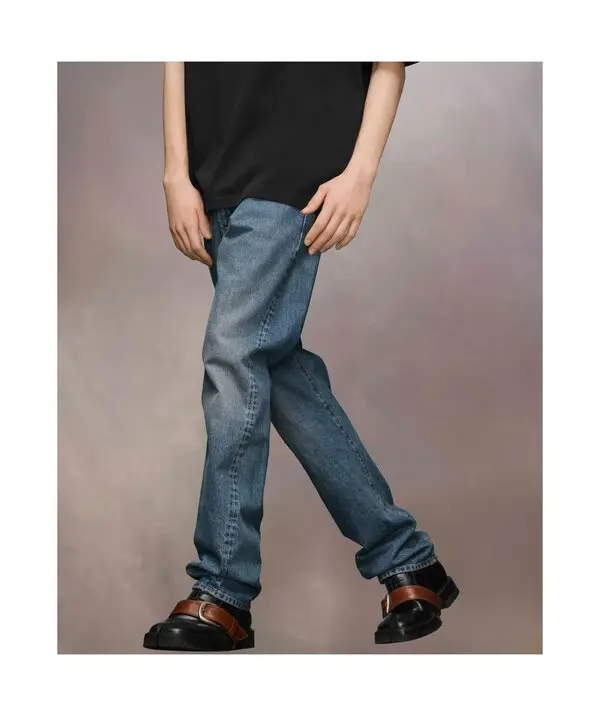 MAISON MARGIELA 4-stitch Straight-leg Jeans - Blue