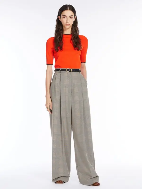 Sportmax Stretch Viscose Knit T-shirt