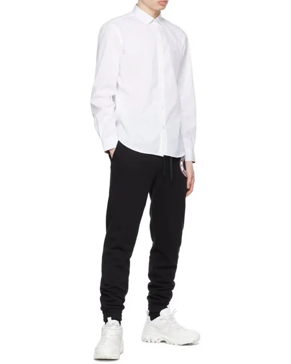 Burberry Haymarket Check-detail Stretch-cotton Shirt