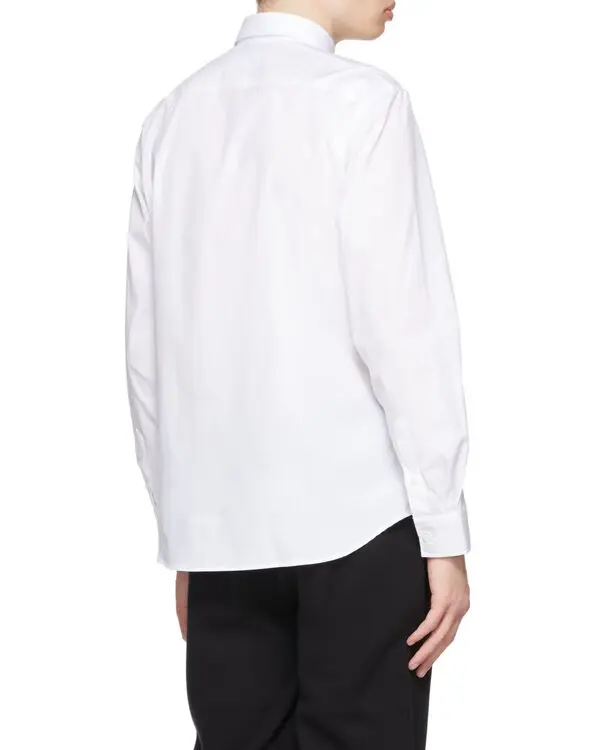 Burberry Haymarket Check-detail Stretch-cotton Shirt