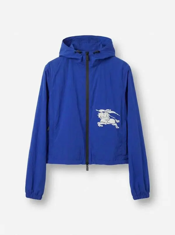 Burberry Long Sleeve Casual Jacket - Blue