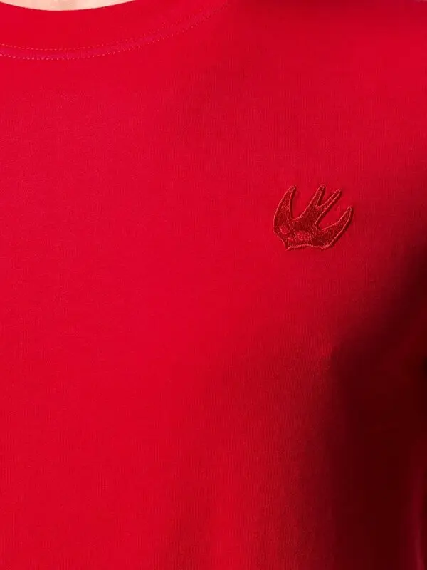 Alexander McQueen Swallow Embroidered T-shirt