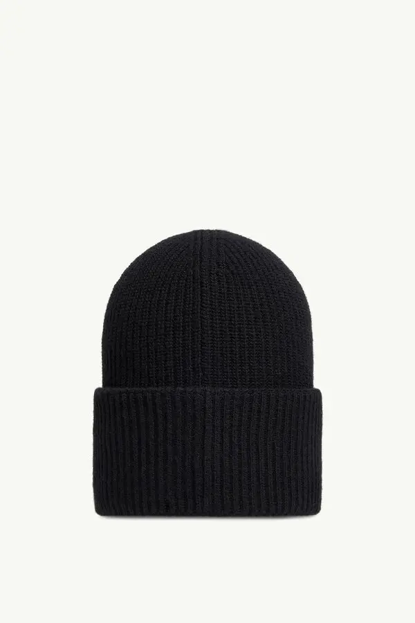 Moncler Wool Beanie - Black