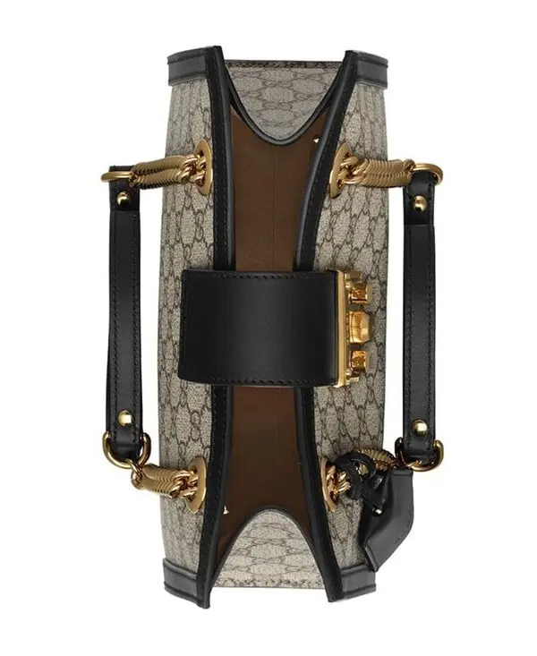 Gucci Padlock Small Gg Shoulder Bag - Black