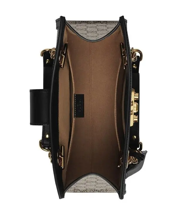 Gucci Padlock Small Gg Shoulder Bag - Black