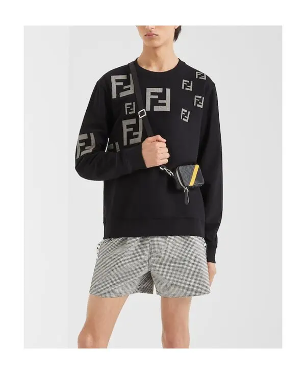 Fendi Signature Ff-patch Sweatshirt