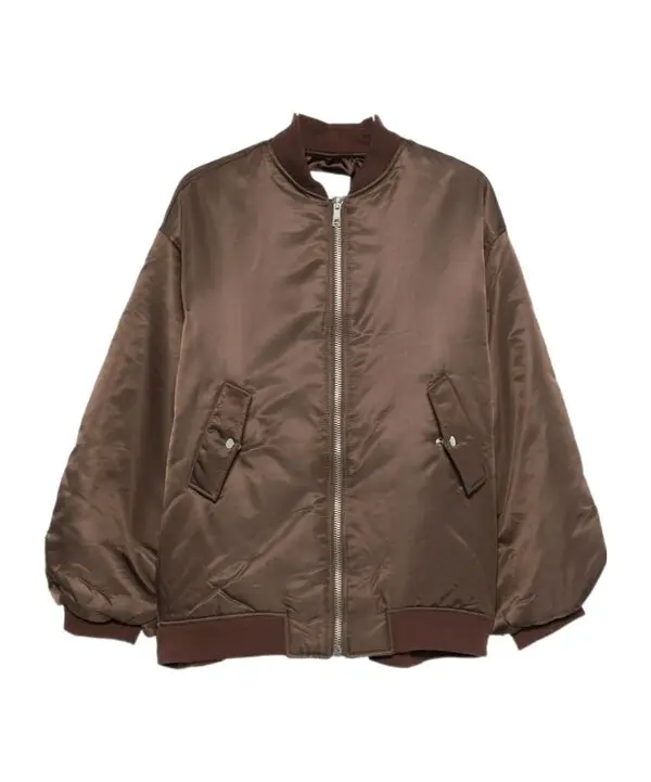 THE FRANKIE SHOP Astra Bomber Jacket - Brown