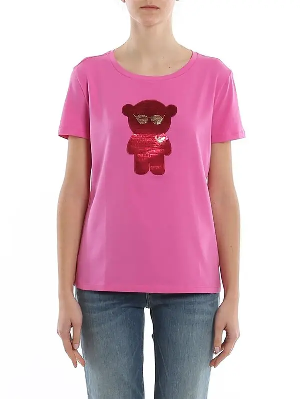 Emporio Armani Appliqué T-shirt - Pink