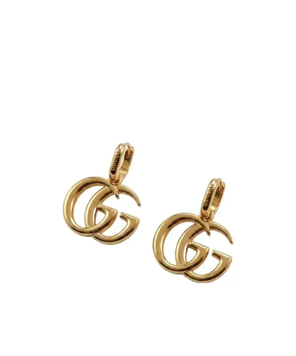 Gucci Gg Marmont Earrings - Golden
