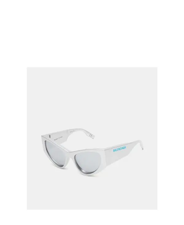 Balenciaga Cat Eye Frame Sunglasses - White