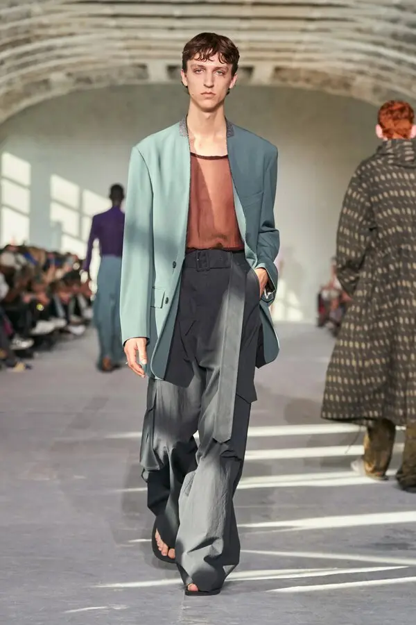 Dries Van Noten Single-breasted Long-sleeved Jacket