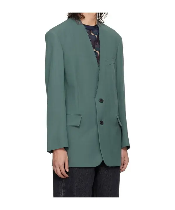 Dries Van Noten Single-breasted Long-sleeved Jacket
