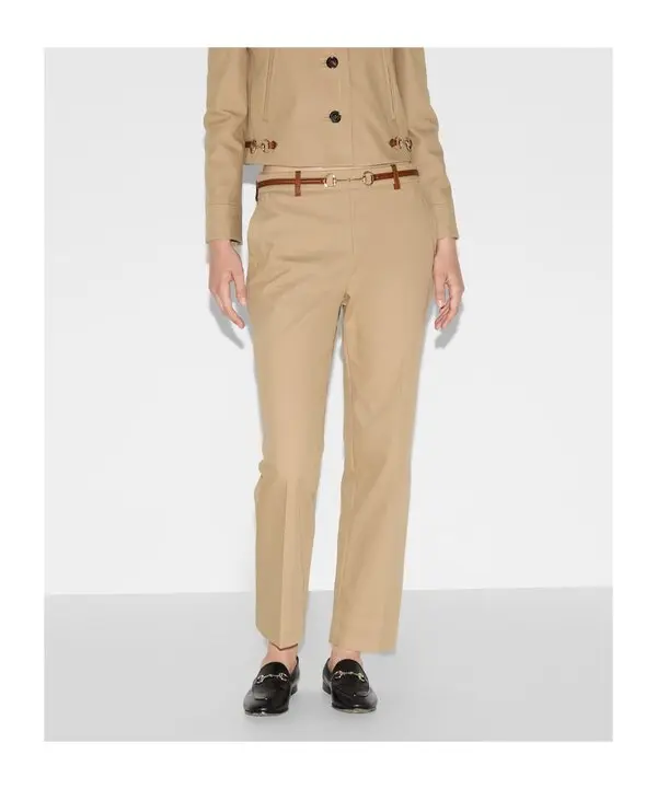 Gucci Pleated Belted Tailored Pants