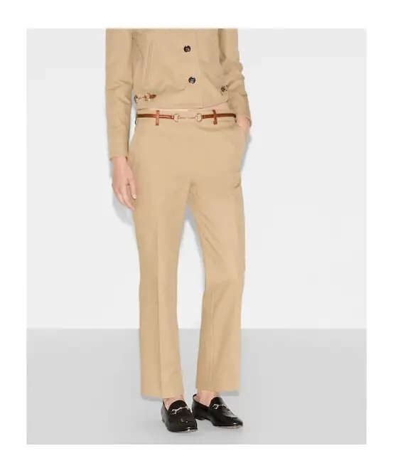 Gucci Pleated Belted Tailored Pants