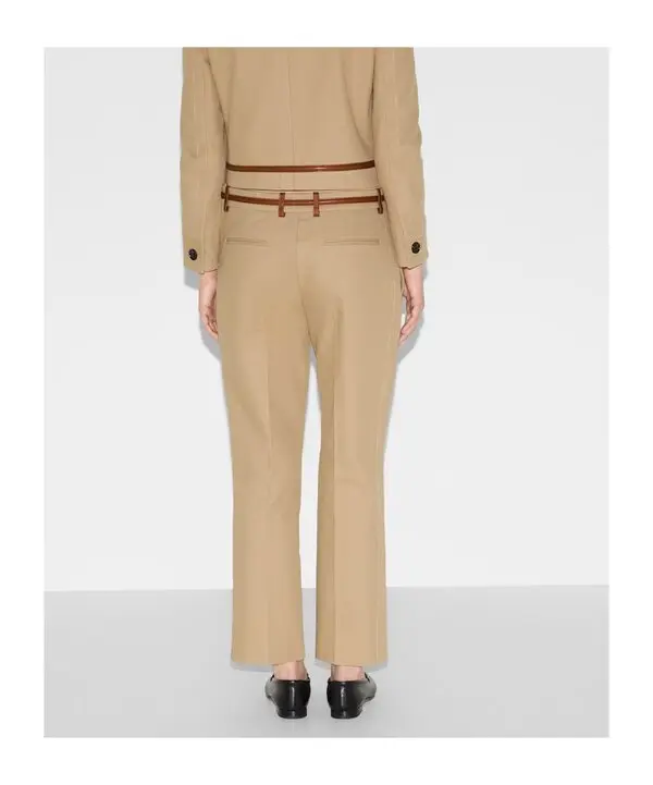 Gucci Pleated Belted Tailored Pants