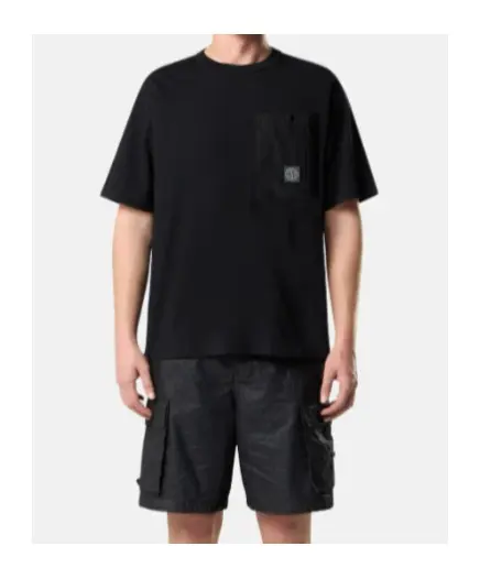 Stone Island Crewneck Pocket T-shirt - Black
