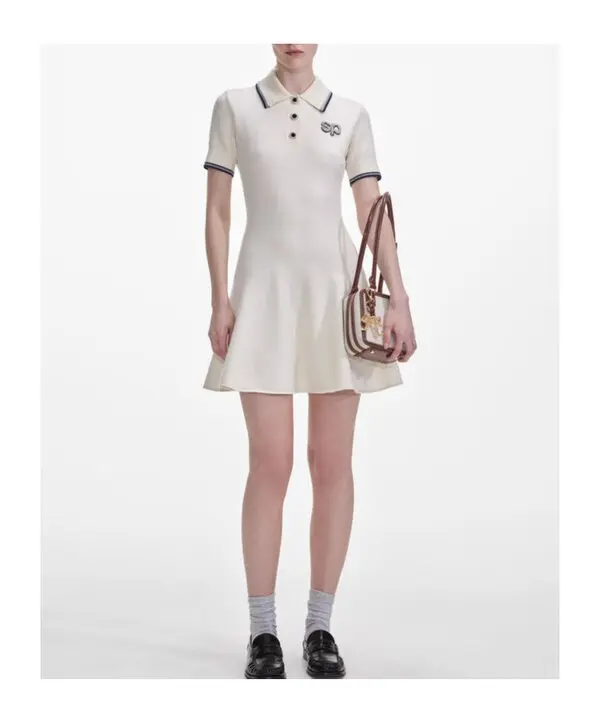 SELF-PORTRAIT Knit Sp Mini Dress
