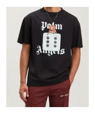 Palm Angels Holly Pin-up Drop Shoulder T-shirt