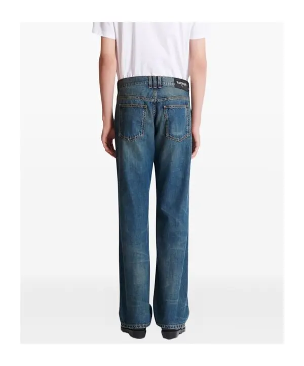 Balmain Straight-leg Jeans - Black