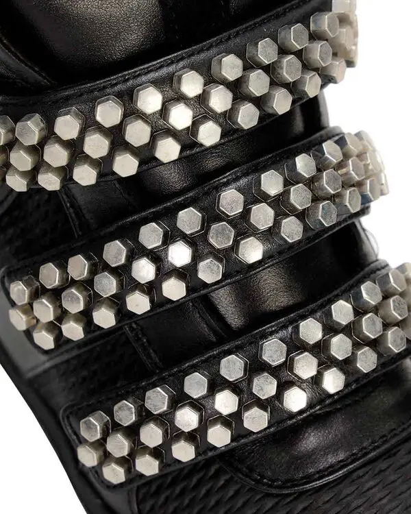 Philipp Plein Logo High-top Sneakers With Studded Straps