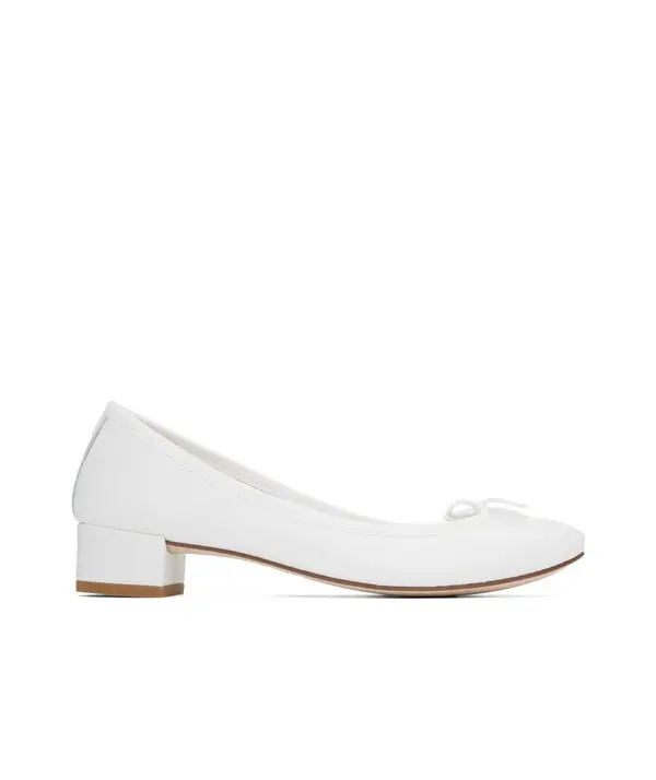 Repetto Camilleg High Heel Ballerina Pumps - White
