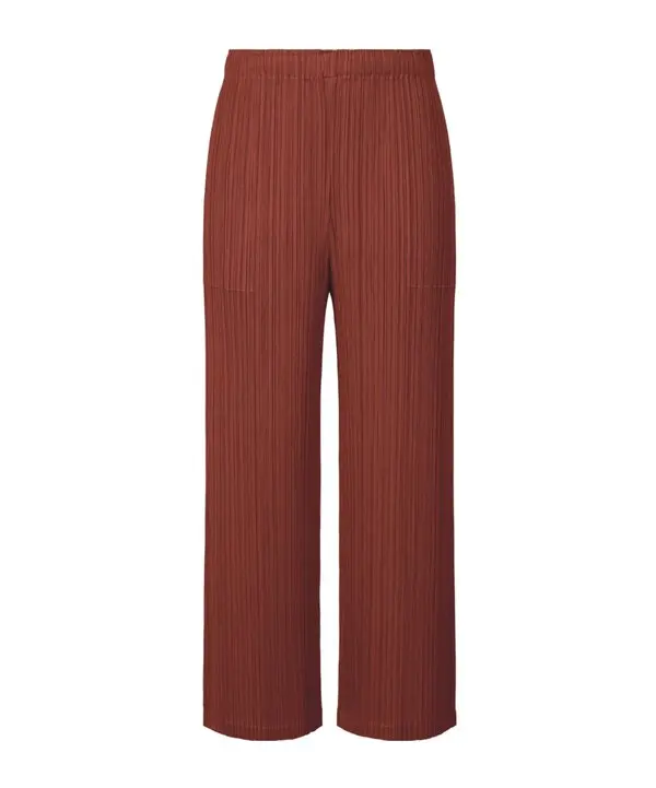 PLEATS PLEASE BY ISSEY MIYAKE Elastic Waist Pleated Trousers