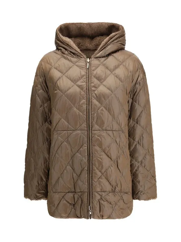 Max Mara Spacefe Quilted Hooded Jacket
