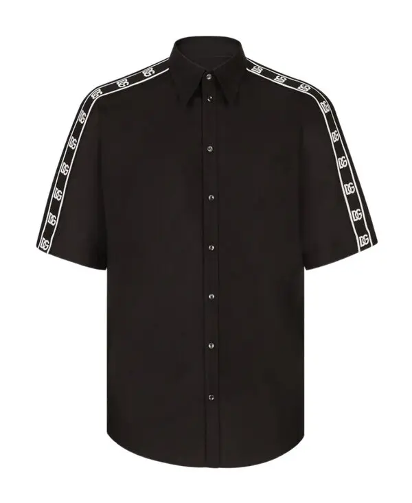 Dolce & Gabbana Logo-tape Cotton Shirt