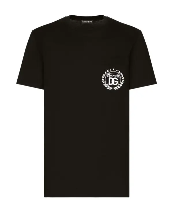 Dolce & Gabbana Dolce Gabbana Logo Embroidered Crewneck T-shirt