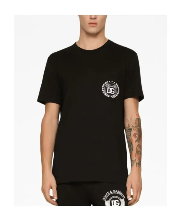 Dolce & Gabbana Dolce Gabbana Logo Embroidered Crewneck T-shirt