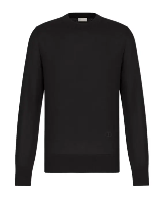 Dior Cd Icon Round Neck Sweater - Black