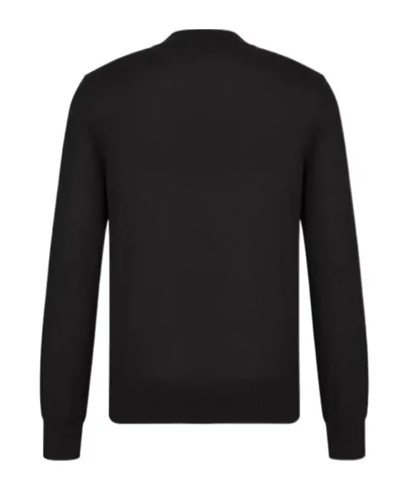 Dior Cd Icon Round Neck Sweater - Black