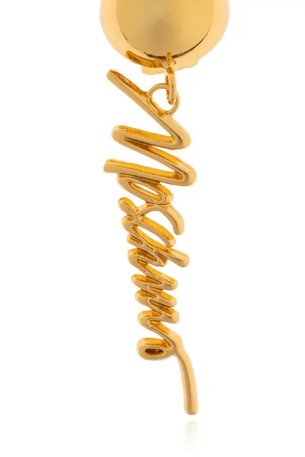 Moschino Clip-on Earrings - Yellow
