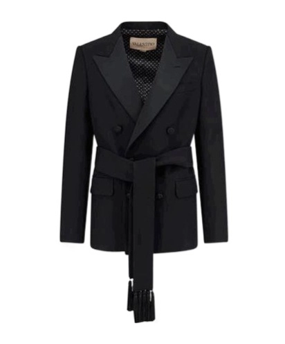 Valentino Garavani Double-breasted Belted Jacket