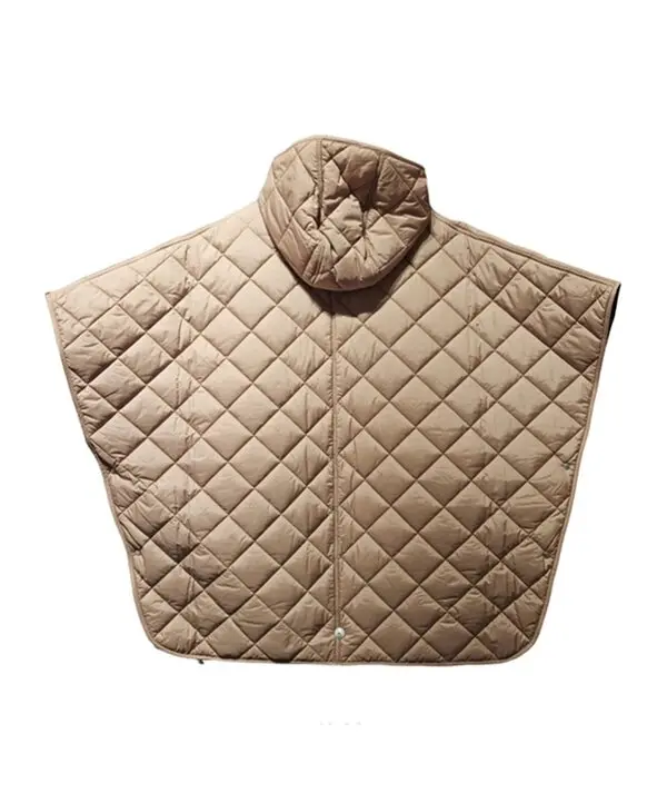Burberry Quilted Hooded Cape