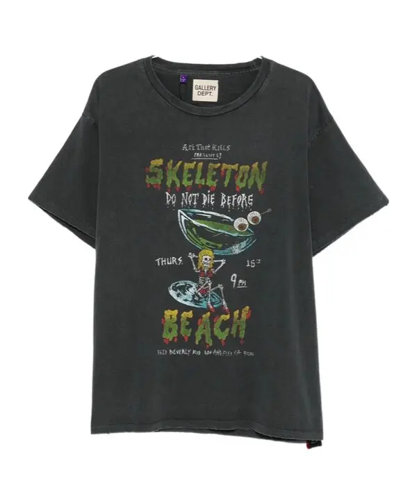 GALLERY DEPT. Skeleton Beach Graphic T-shirt - Black