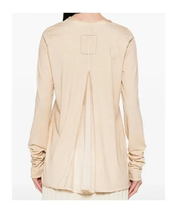 UMA WANG Long Sleeve Blouse With Raw Hem