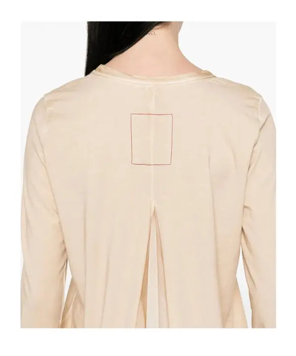 UMA WANG Long Sleeve Blouse With Raw Hem