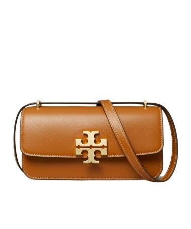 Tory Burch Eleanor Foldover Small Shoulder Bag - Whiskey