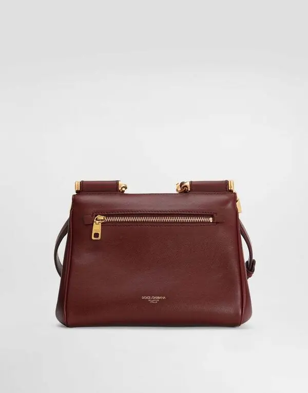 Dolce & Gabbana Medium Sicily Padlock-embellished Leather Handbag
