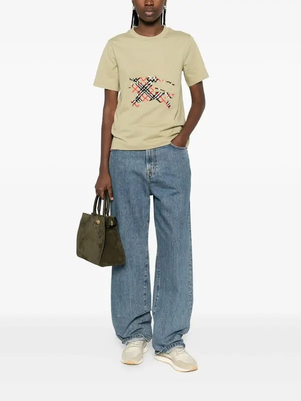 Burberry Embroidered Logo T-shirt - No