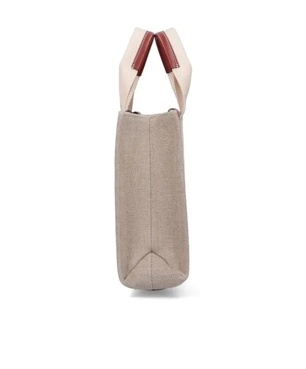Chloé Woody Small Tote Bag - Nude