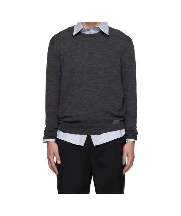 MAISON MARGIELA Wool Blend Patch Jumper