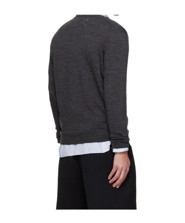 MAISON MARGIELA Wool Blend Patch Jumper