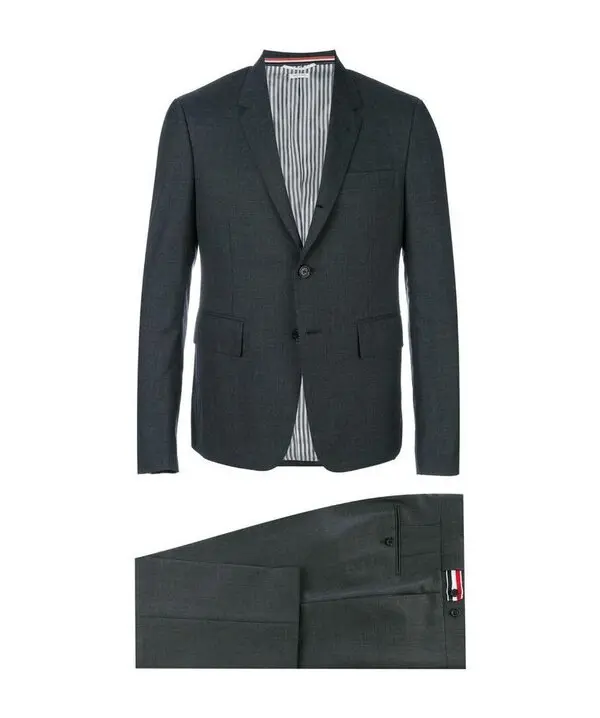 Thom Browne Slim-cut Single-breasted Suit - Grey