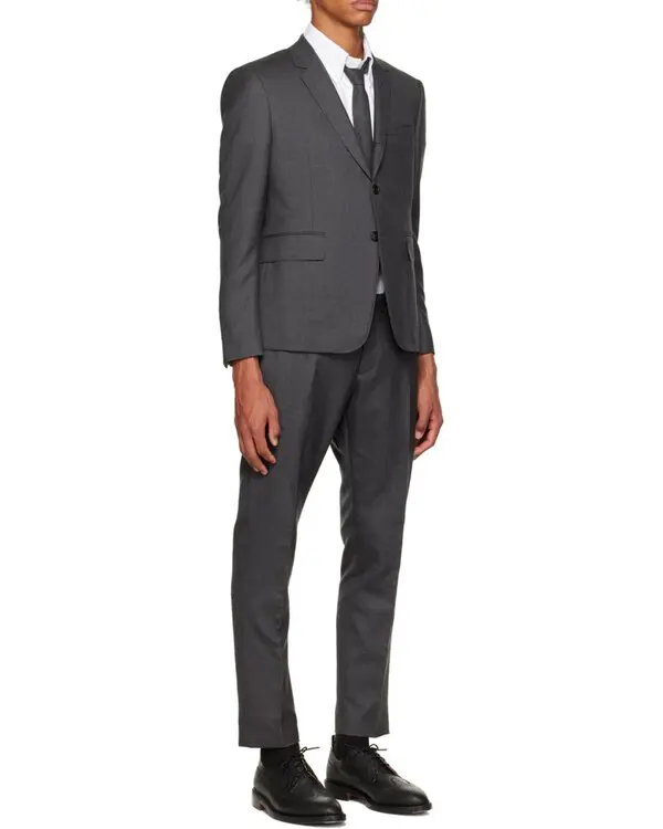Thom Browne Slim-cut Single-breasted Suit - Grey
