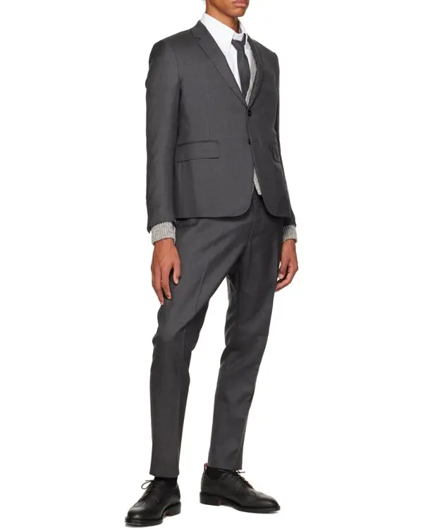 Thom Browne Slim-cut Single-breasted Suit - Grey