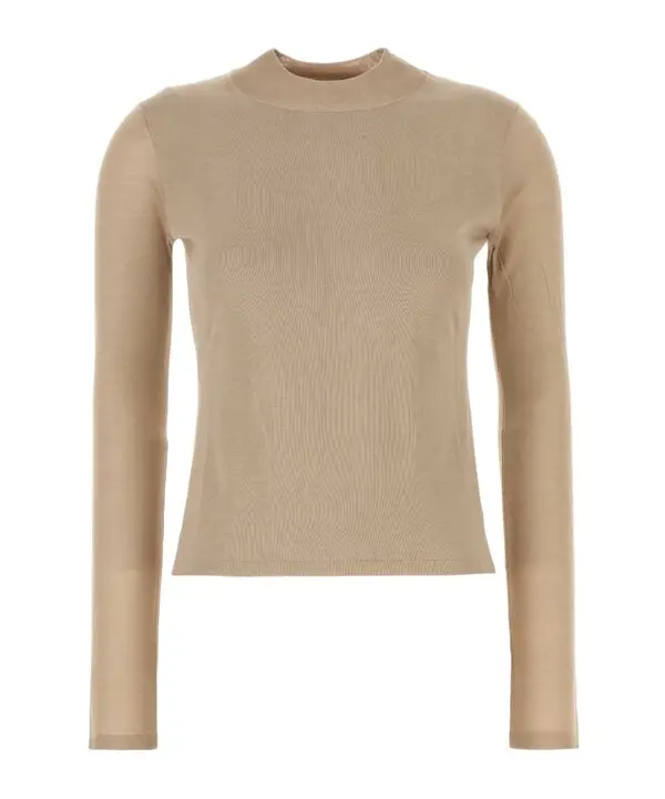 Max Mara Mock Neck Knitted Jumper - No